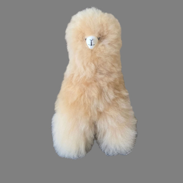 17" Standing Fur Alpaca Toy | Choice Alpaca Products