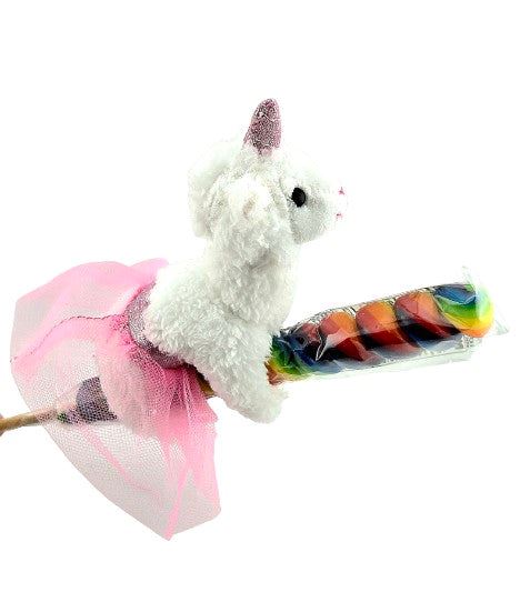 4" Alpaca on Candy Lollipop | Choice Alpaca Products