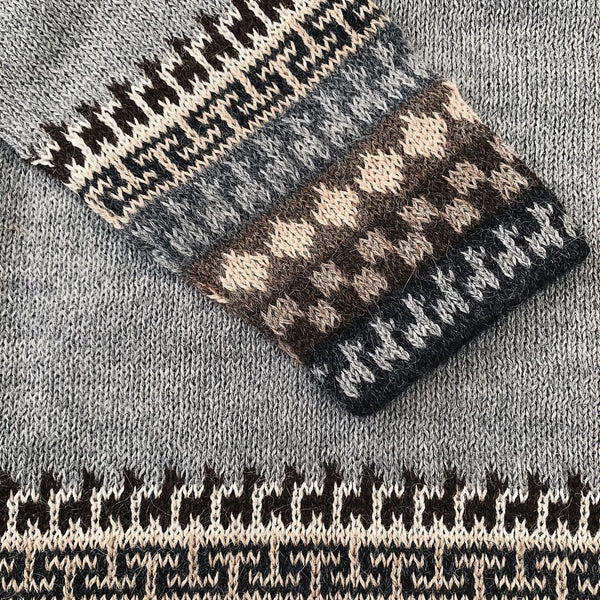 Alpaca Inca Patterned Sweater | Choice Alpaca Products