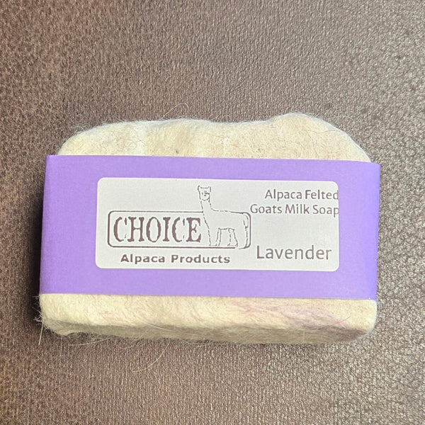 Marlin Alpaca Felted Soaps | Choice Alpaca Products
