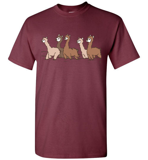 t-shirt: Curious Alpacas Gildan Short-Sleeve | Choice Alpaca Products