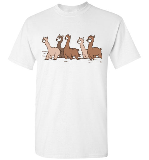 t-shirt: Curious Alpacas Gildan Short-Sleeve | Choice Alpaca Products